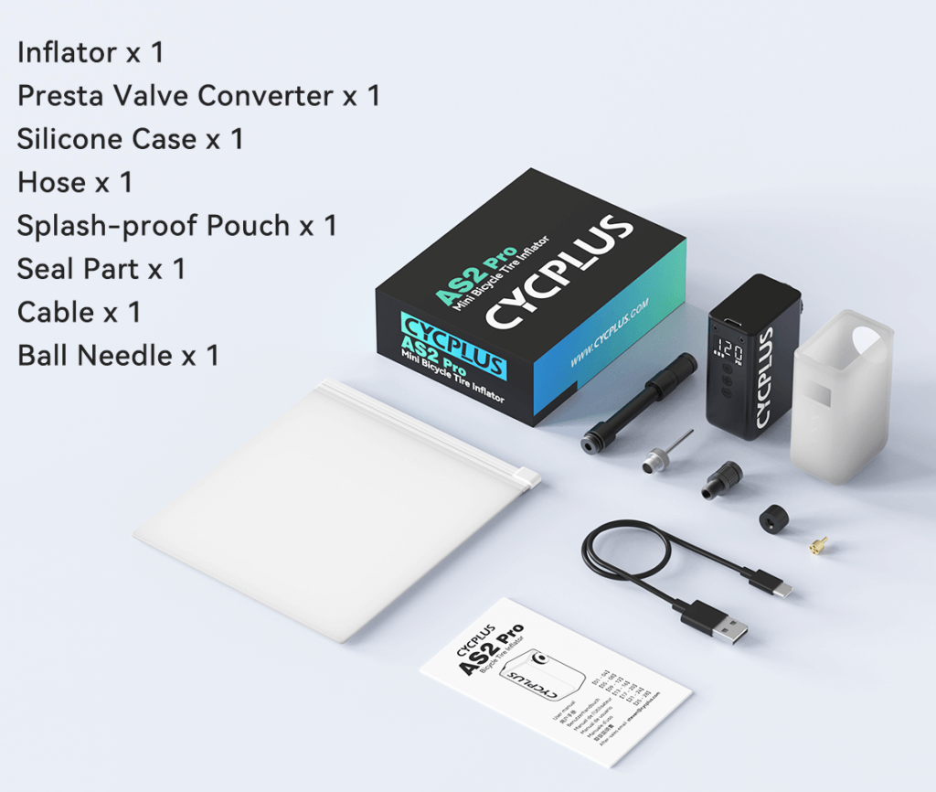 CYCPLUS Cube PRO Electric Bicycle Pump (2024) - Cyclexafe: Cycling ...