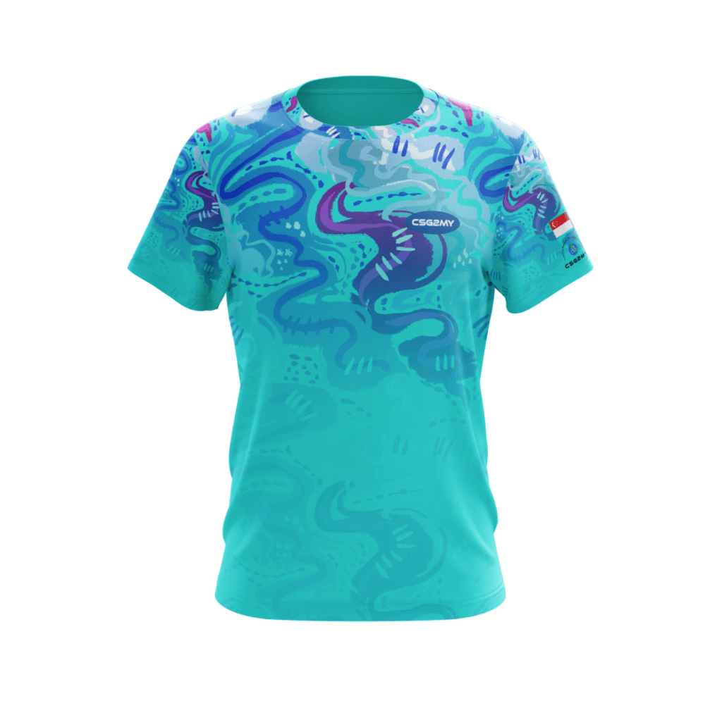 CSG2MY 2024 Sports T-Shirt - Celestial Cyan (Casual fit) - Cyclexafe ...
